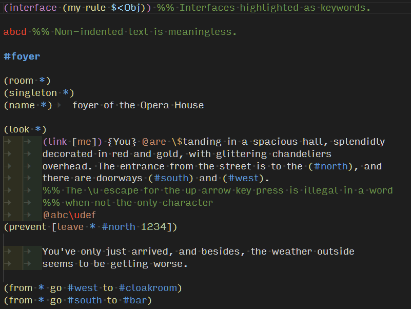 Improve Syntax Highlighting · Issue 7 · Sideburns3000vscode Dialog Language · Github 