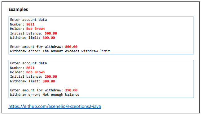 GitHub - hettore/exercicioExcecoes