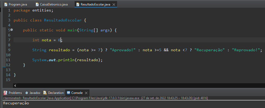 GitHub - hettore/controleDeFluxo: Introdução e estruturas Condicionais ...