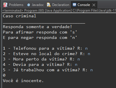 GitHub - hettore/casoCriminal