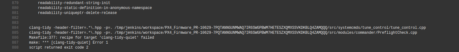 CI Failures due to Clang Tidy in unrelated files to active PR · Issue ...