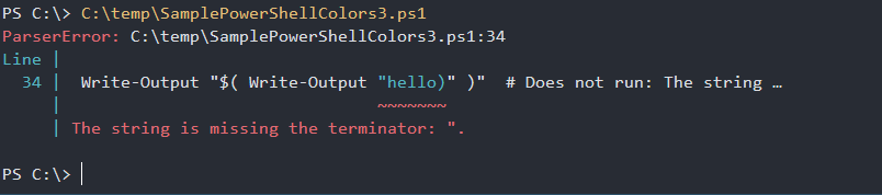 Quoting in subexpressions in string literals is quite confused · Issue ...
