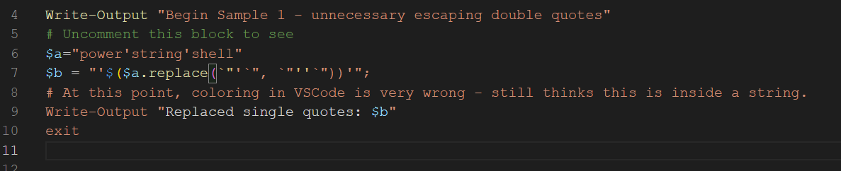 Quoting in subexpressions in string literals is quite confused · Issue ...