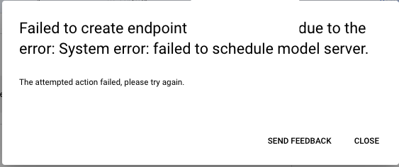 "Failed to create endpoint" · Issue #235 · GoogleCloudPlatform/ai-platform-samples · GitHub