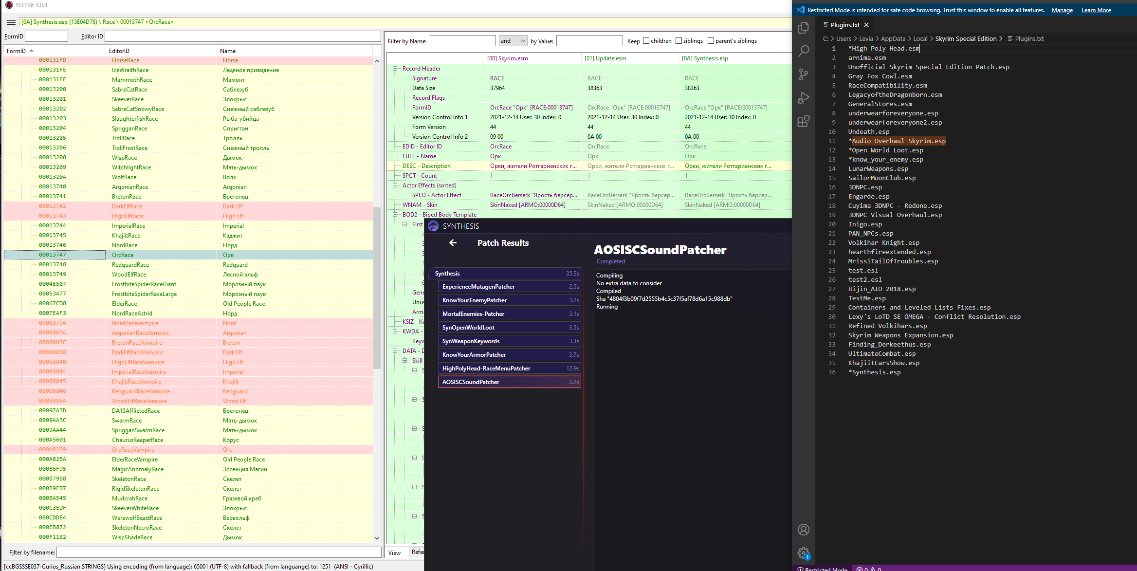 Russian localized error again · Issue #347 · Mutagen-Modding/Synthesis · GitHub