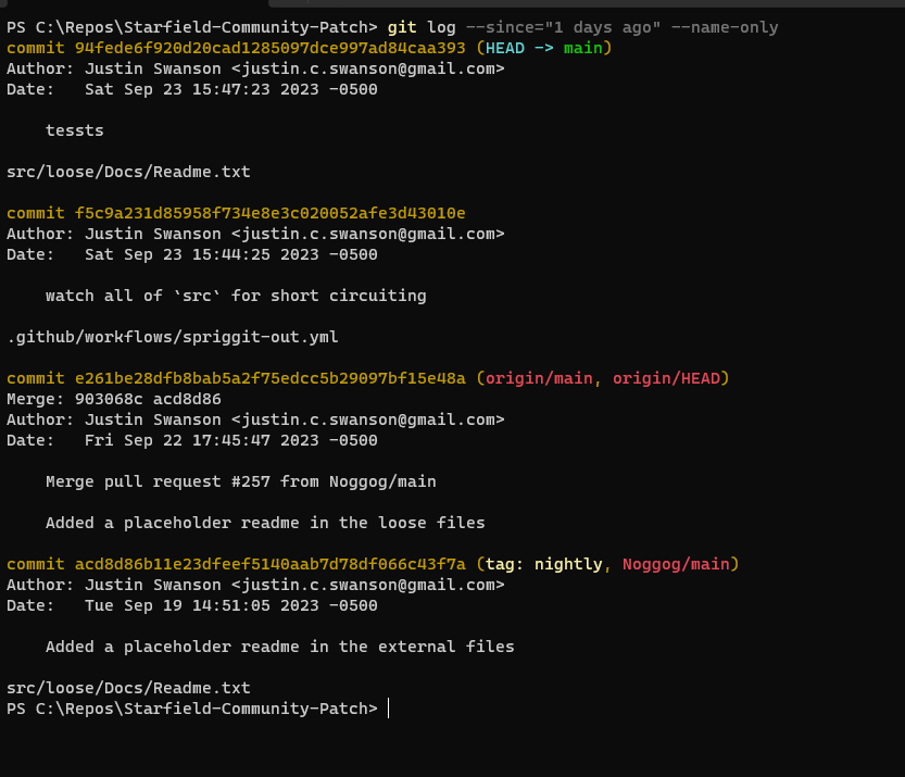 Content short circuit CI step false positives · Issue #261 · Starfield-Community-Patch/Starfield ...