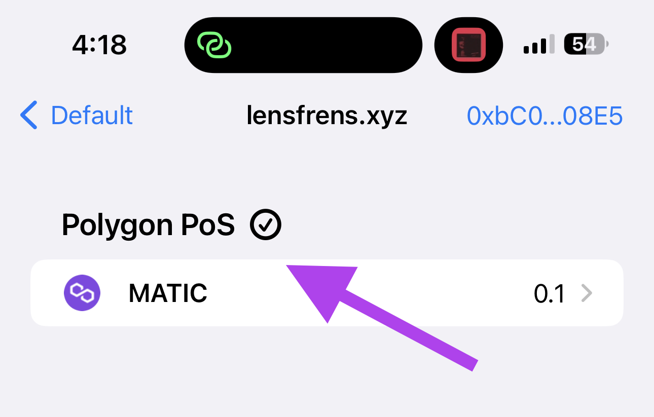Change check mark with circle to a popup showing network changes · Issue #77 · sealvault ...