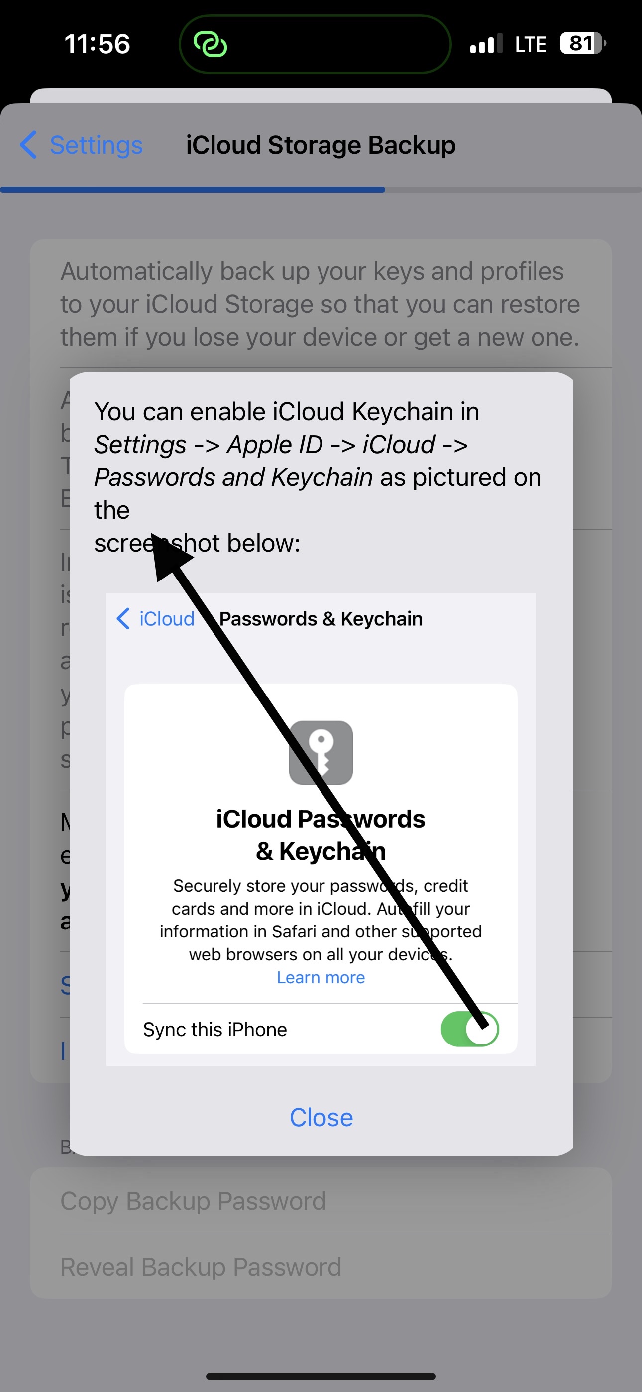 Fix product copy line break on backup screen pop up. Remove line break. · Issue #91 · sealvault ...