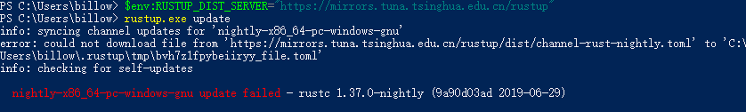 rustup 镜像 failed · Issue #591 · tuna/issues · GitHub