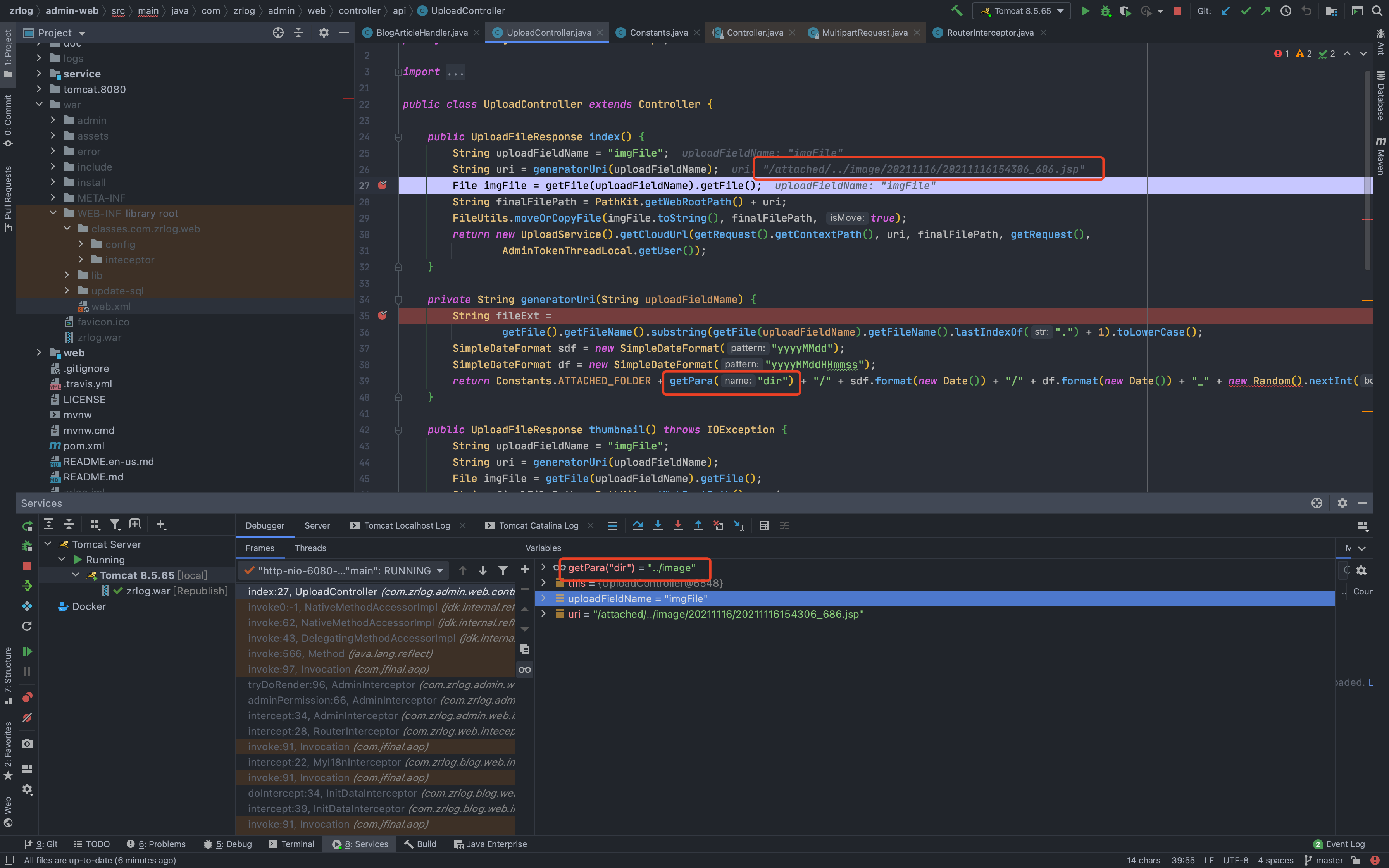 ZrLog 2.2.2 Remote command execution vulnerability · Issue #115 · 94fzb/zrlog · GitHub