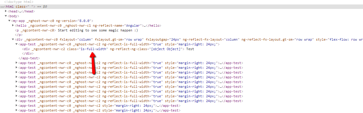 Ngclass Constantly Reapplies On Every Breakpoint When Inside Fxlayoutfxlayoutgap · Issue 1083