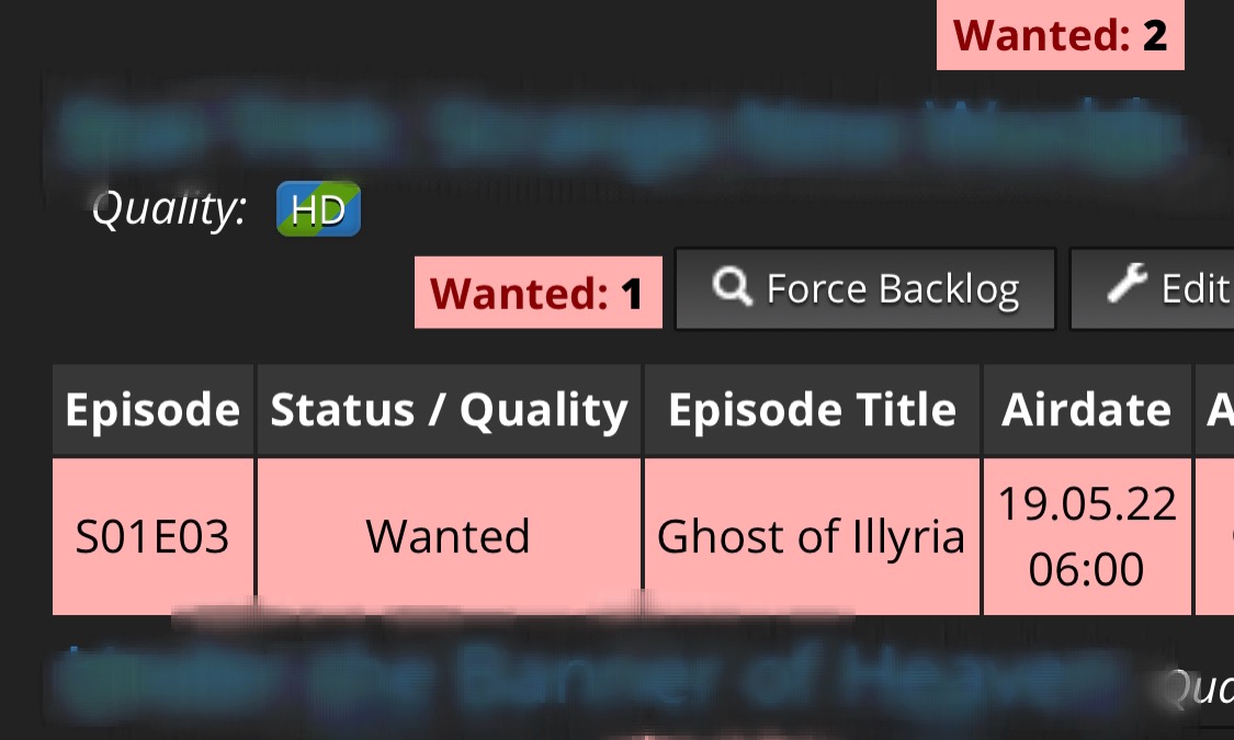Shows Shown As Backlogged 2 Days Before Airdate · Issue 10573 · Pymedusamedusa · Github