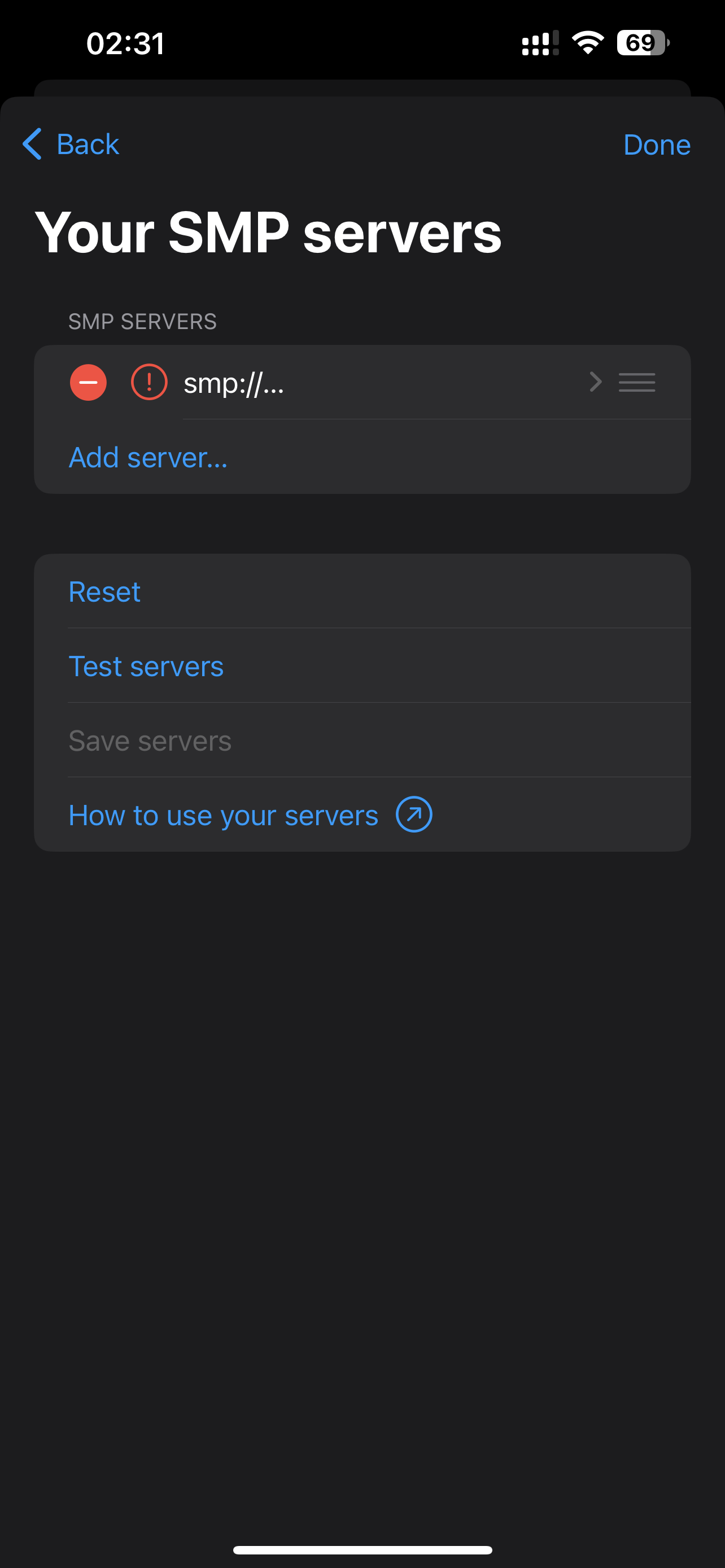 Can’t add any server · Issue #1875 · simplex-chat/simplex-chat · GitHub