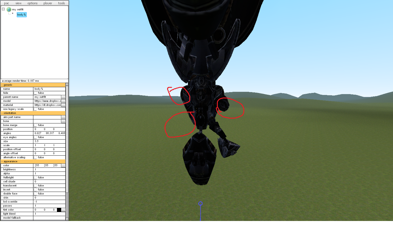 Model goes into line · Issue #418 · CapsAdmin/pac3 · GitHub