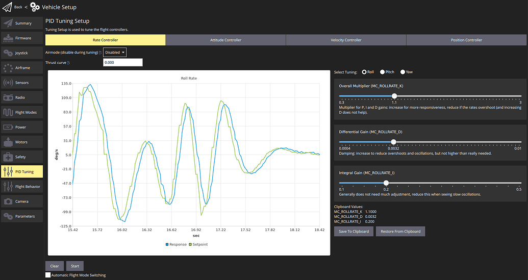 QgroundControl not displaying Attitude/Position/Velocity PID tuning panels · Issue #10036 ...