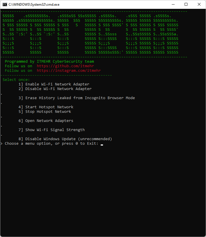 GitHub - itmehr/Windows-Network-Control: a panel for control network