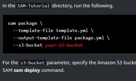 sam package --s3-bucket fails · Issue #2300 · aws/aws-sam-cli · GitHub