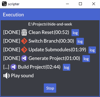 GitHub - gameraccoon/scripter: A visual tool for developers to manage runnings scripts