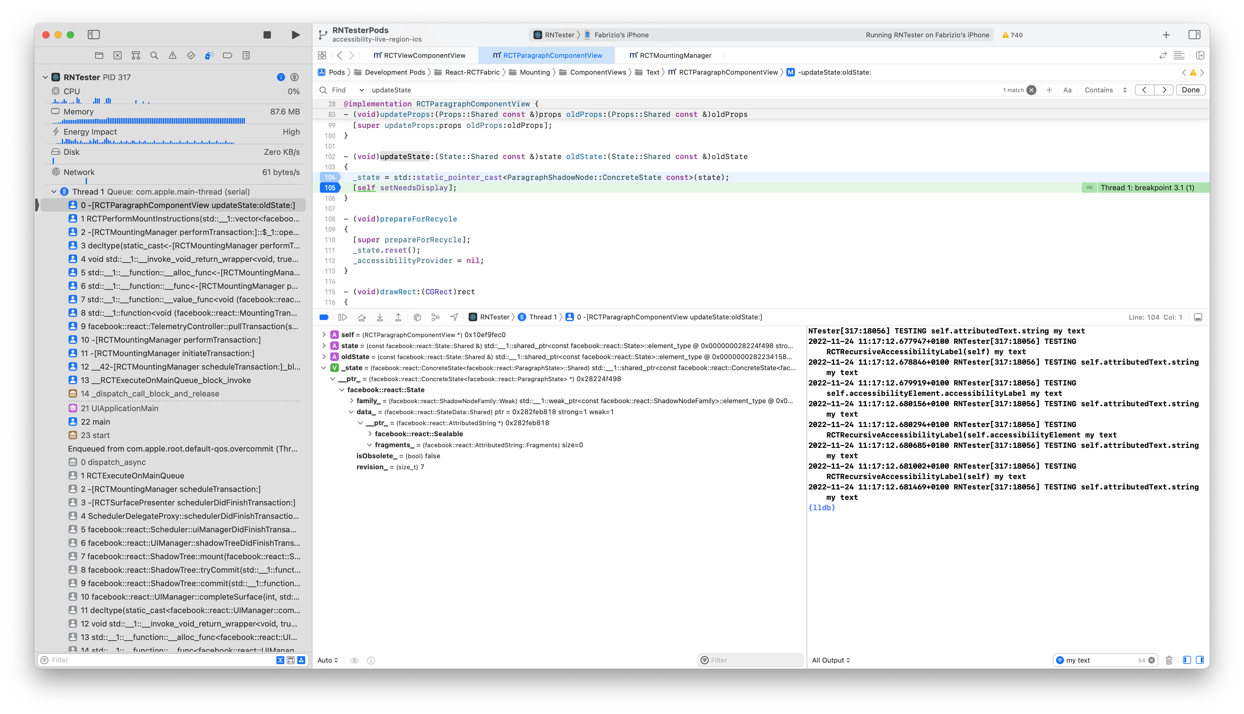 Androidios Accessible Live Regions · Issue 34735 · Facebookreact Native · Github