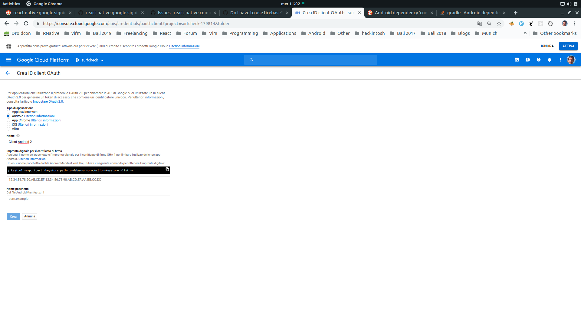 Do I have to use firebase? · Issue #580 · react-native-google-signin/google-signin · GitHub
