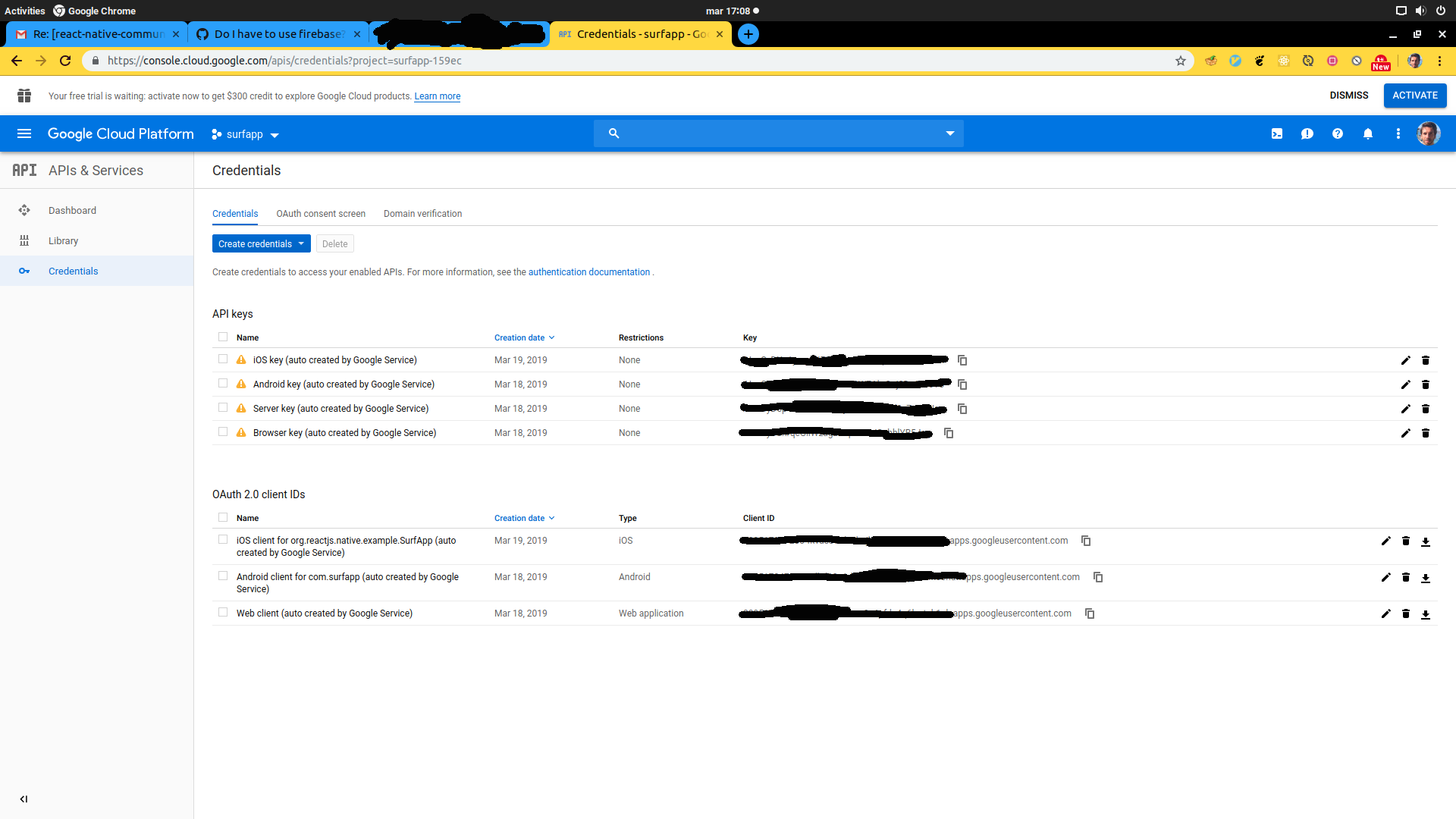 Do I have to use firebase? · Issue #580 · react-native-google-signin/google-signin · GitHub