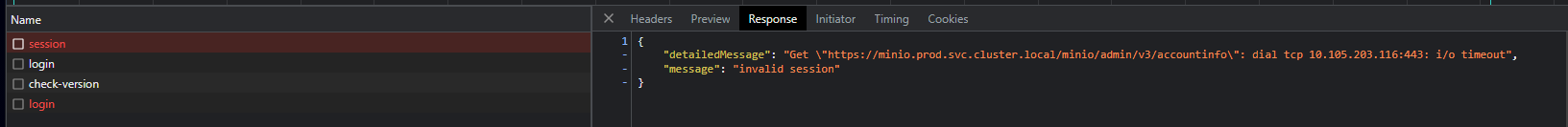 tenant S3 api not reachable / Login in Tenant console not working / :443: i/o timeout · Issue ...