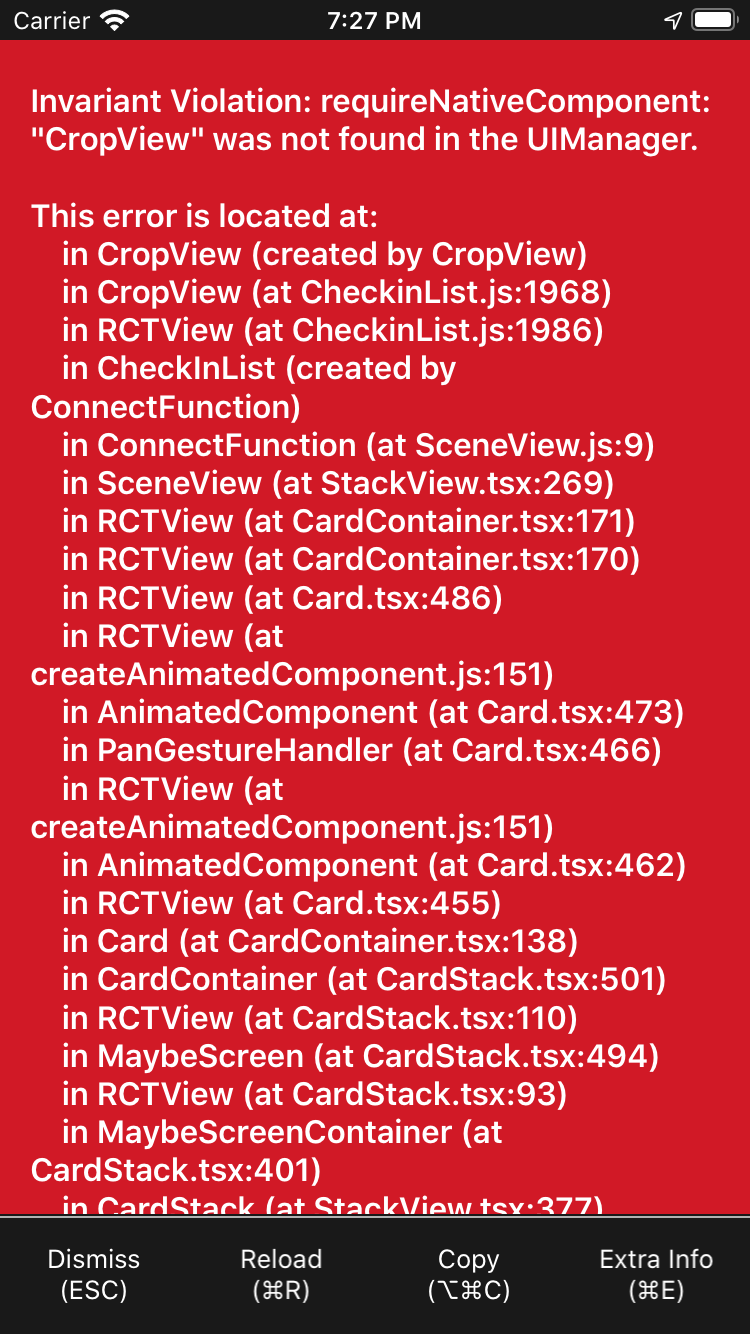 requireNativeComponent: "CropView" was not found in the UIManager · Issue #4 · hhunaid/react ...