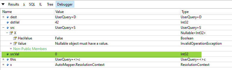 Nullable source property values are provided as default when using condition? · Issue #3304 ...