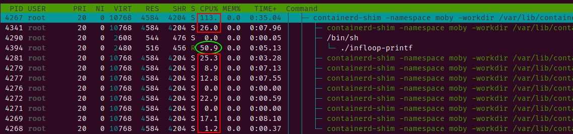Exceed cpu usage constraint · Issue #1140 · docker/for-linux · GitHub