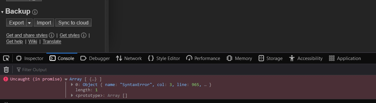 [Bug] Import styles not working on new install of 1.5.30 on Firefox · Issue #1599 · openstyles ...