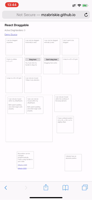 The Whole Page Is Dragged On Ios Browsers · Issue 406 · React Grid Layoutreact Draggable · Github 