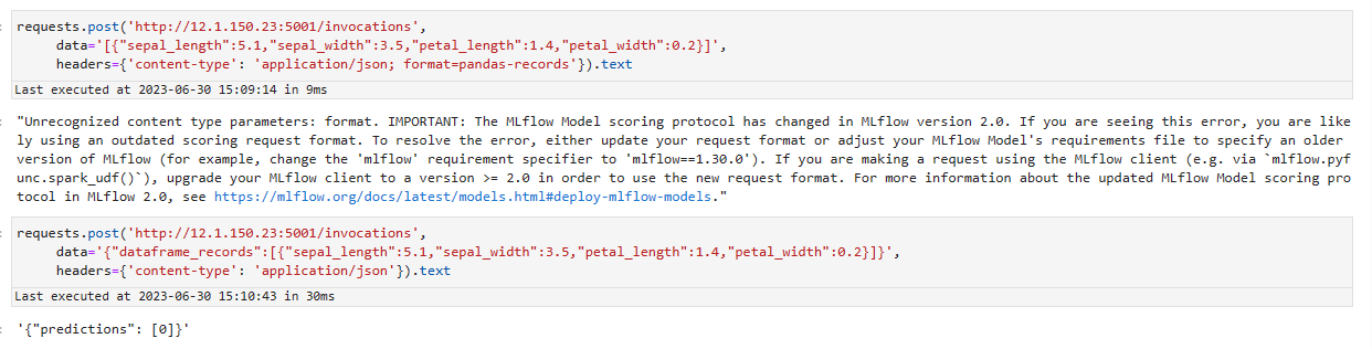 [bug] ][mlflow] Update Your Request Format · Issue 6732 · Mindsdb Mindsdb · Github