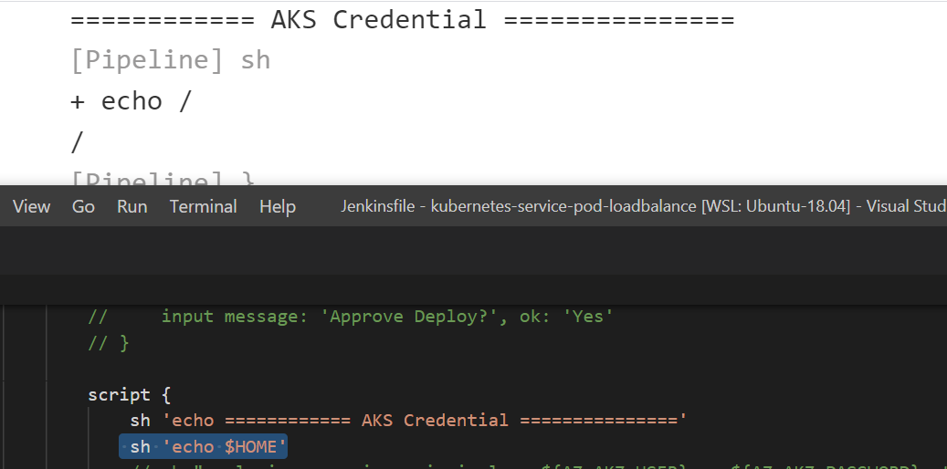 PermissionError: [Errno 13] Permission denied: '/.azure' when run as container in Jenkins docker ...