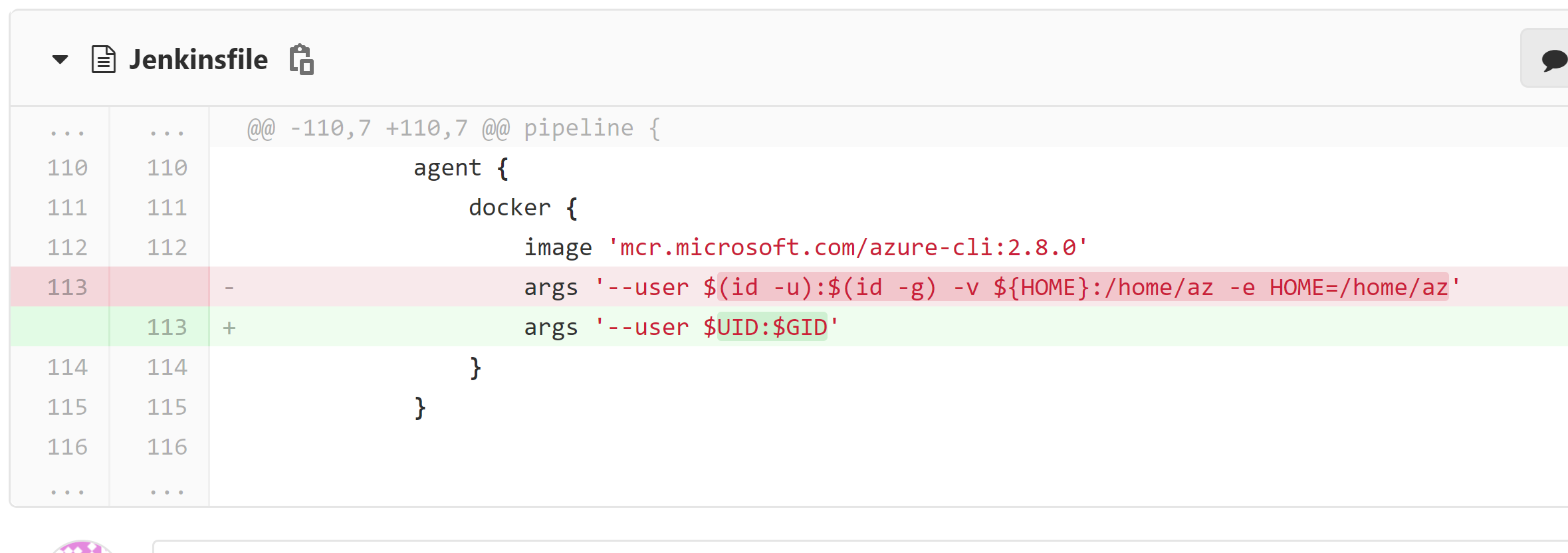 Permissionerror [errno 13] Permission Denied Azure When Run As Container In Jenkins Docker