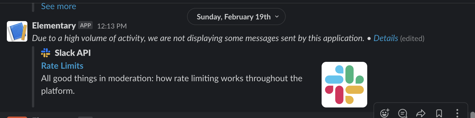 [ELE-387] add protection against Slack's rate-limit · Issue #682 · elementary-data/elementary ...