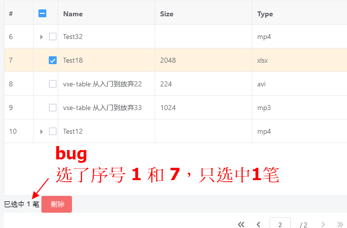 树形表格选取问题 · Issue #1449 · x-extends/vxe-table · GitHub