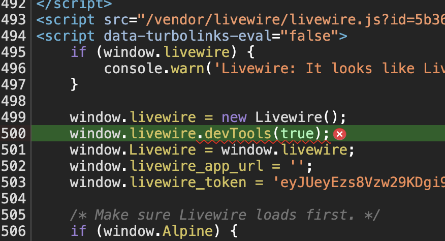 window.livewire.devTools is not a function · Issue #2050 · livewire/livewire · GitHub