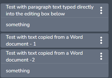 Is there a way to control whether paragraph text shows in the story ...