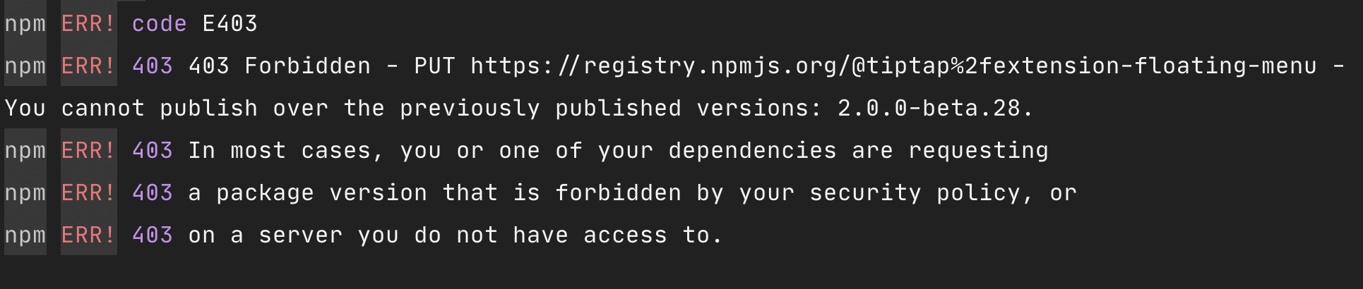 Error dependent version · Issue #1913 · ueberdosis/tiptap · GitHub