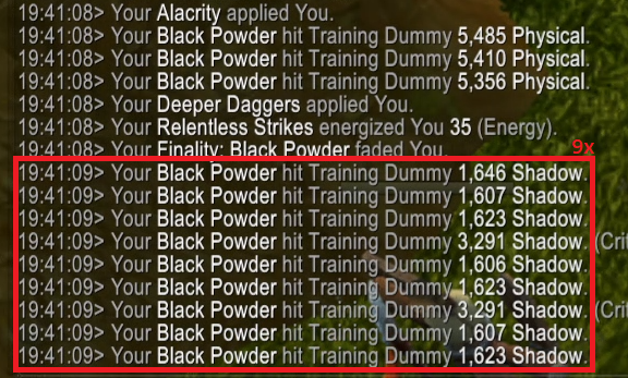 Shadowed Finishers procs multiple times on the same target. · Issue #1144 · SimCMinMax/WoW ...