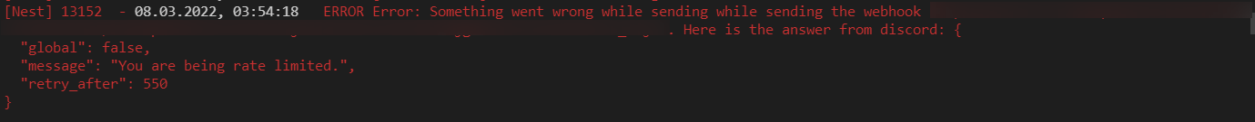Error Response · Issue 5 · Scderox Simple Discord Webhooks · Github
