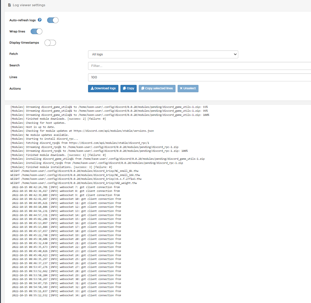 [bug] Kasmweb Discord Err Empty Response · Issue 276 · Kasmtech