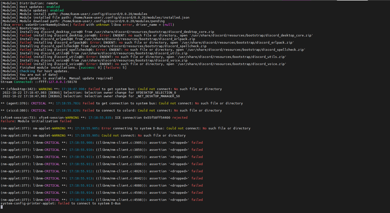 [bug] Kasmweb Discord Err Empty Response · Issue 276 · Kasmtech Workspaces Issues · Github