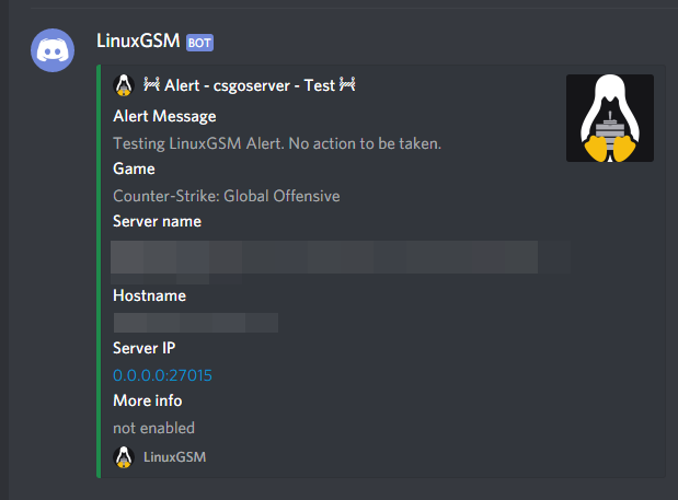 [Request] Add some Custom in to Alerts · Issue #1998 · GameServerManagers/LinuxGSM · GitHub