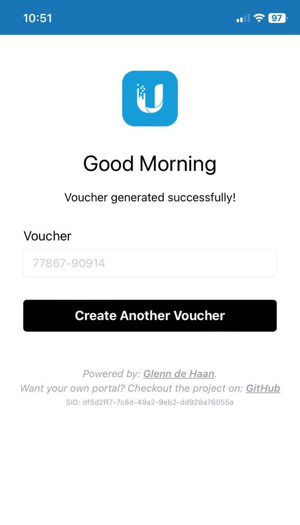 font color of Voucher code · Issue #21 · glenndehaan/unifi-voucher-site · GitHub