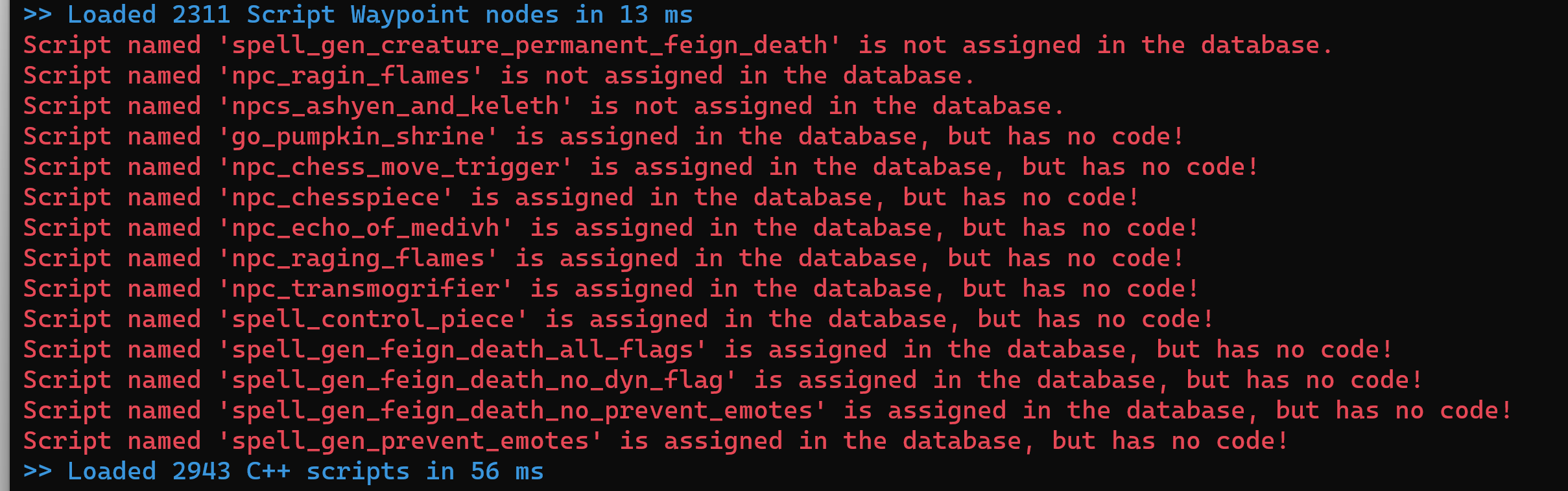 Start the server and report an error · Issue #406 · trickerer/Trinity-Bots · GitHub