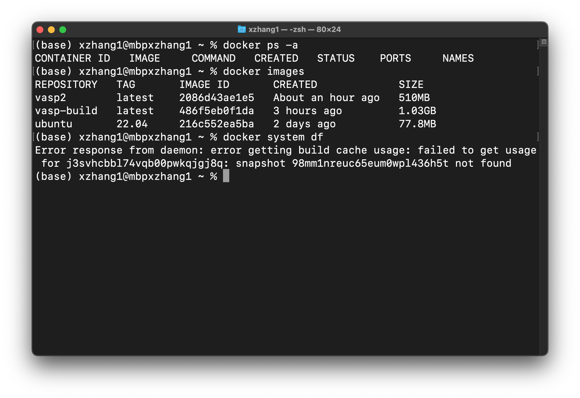 Docker System Df Error Snapshot Not Found Issue 6509 Docker for 