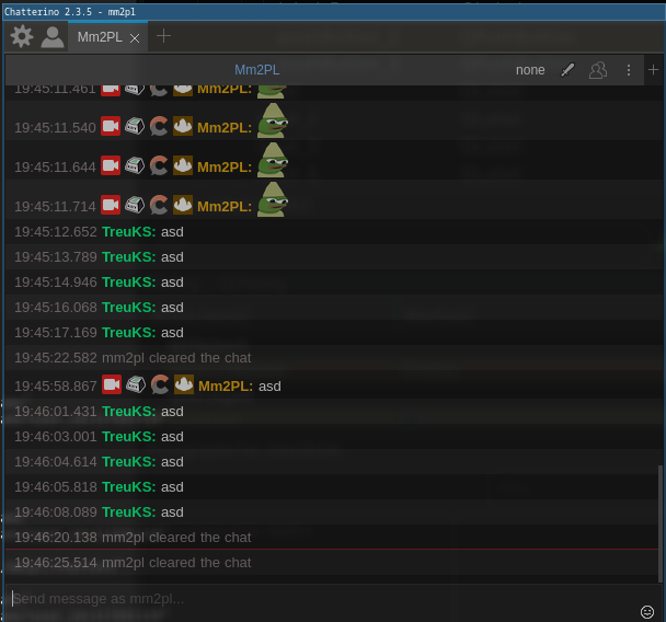 /clear is utterly broken · Issue #604 · twitchdev/issues · GitHub