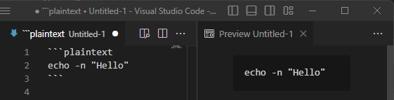 Markdown "shell" code fence language not recognized by Markdown Preview · Issue #173735 ...